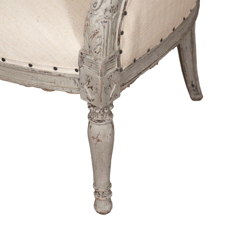 Pair of 19th Century Swedish Swan Chairs For Sale at 1stDibs