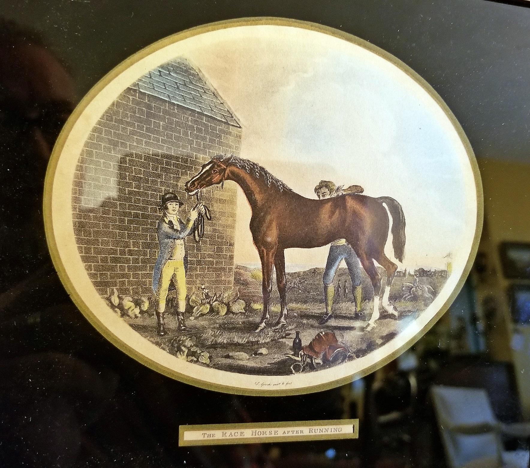 Pair of 19th Century Thomas Gooch Horse Aquatints at 1stDibs