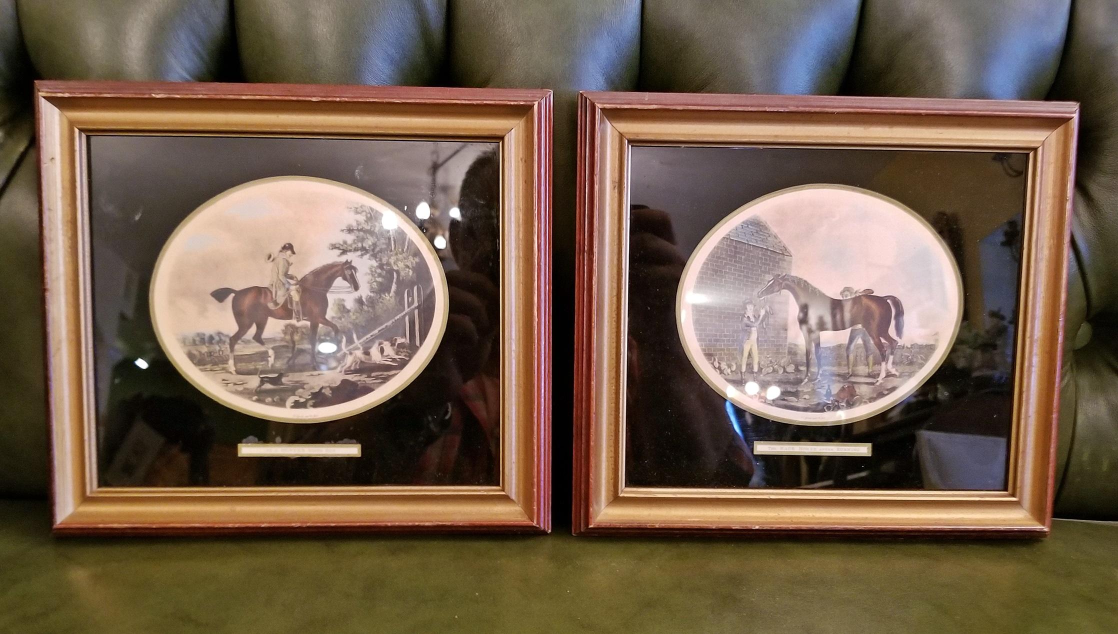 Pair of 19th Century Thomas Gooch Horse Aquatints at 1stDibs