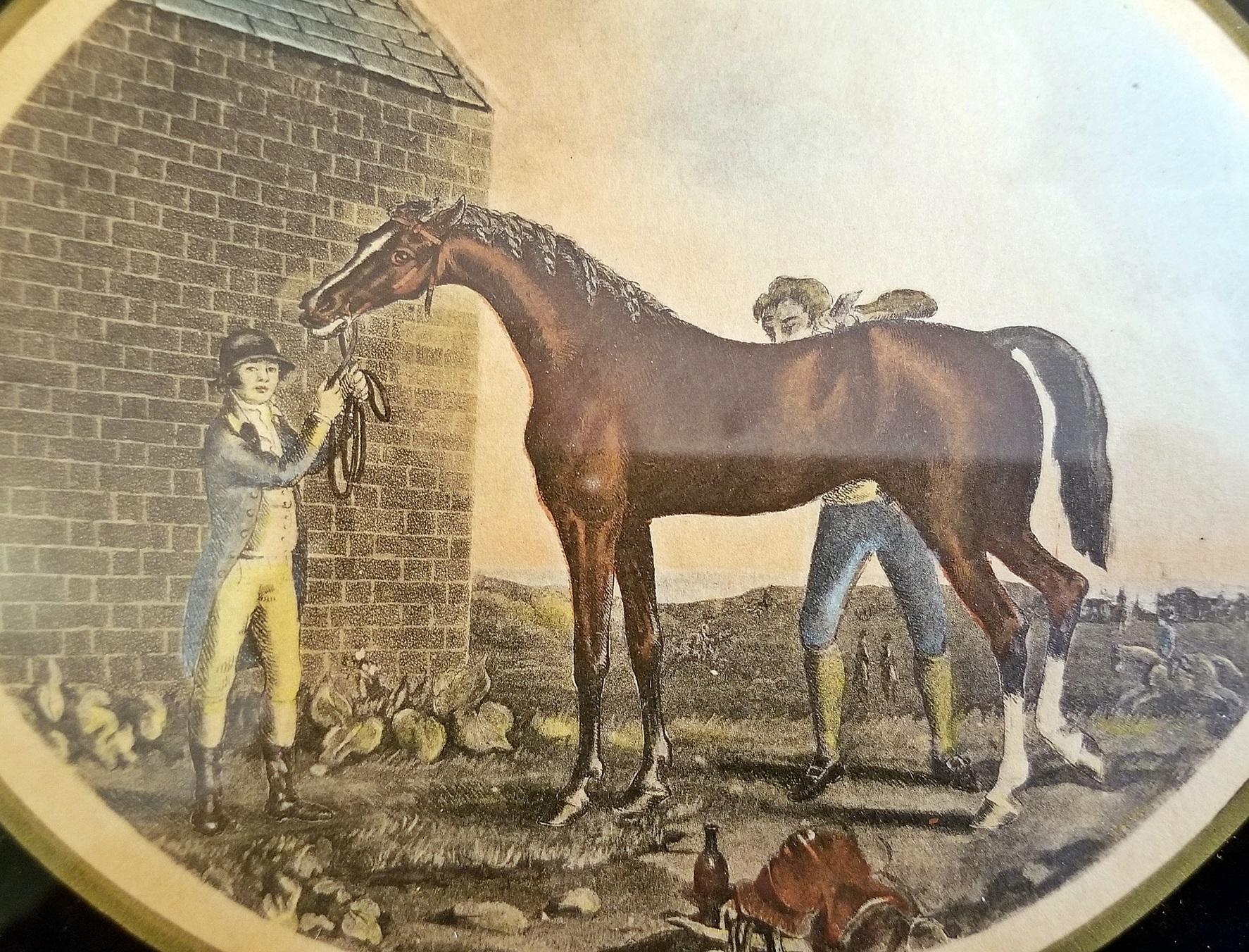 Pair of 19th Century Thomas Gooch Horse Aquatints at 1stDibs