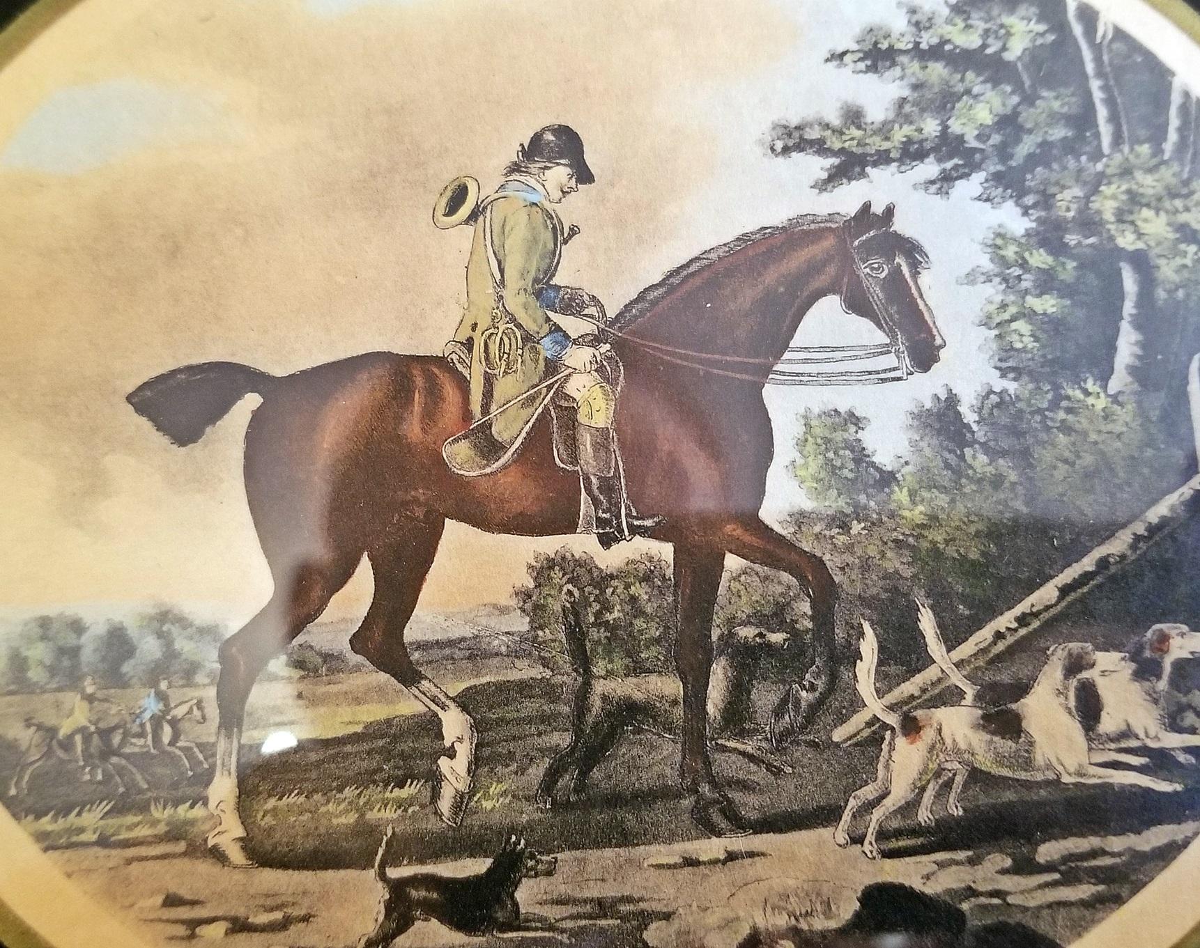Pair of 19th Century Thomas Gooch Horse Aquatints at 1stDibs