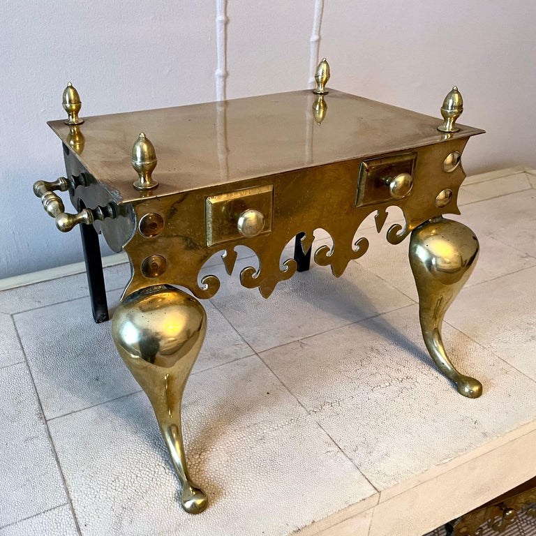 Pair of 19th Century Victorian Brass Footman Stools at 1stDibs ...
