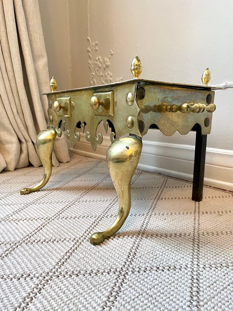 Pair of 19th Century Victorian Brass Footman Stools at 1stDibs ...