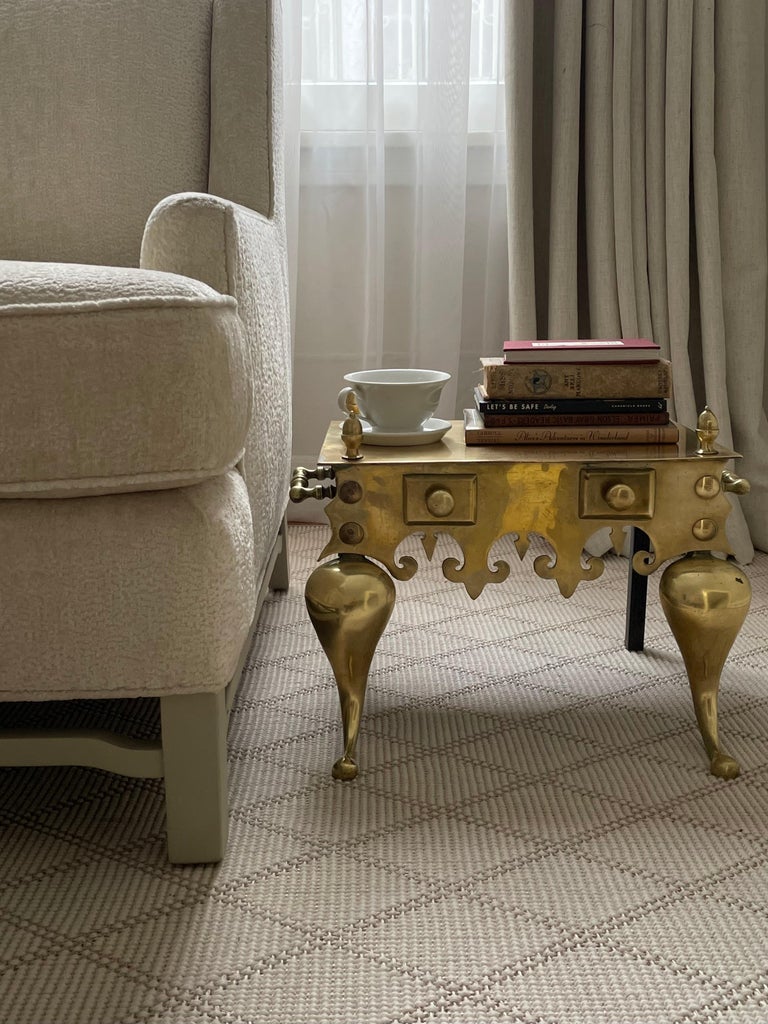 Pair of 19th Century Victorian Brass Footman Stools at 1stDibs ...