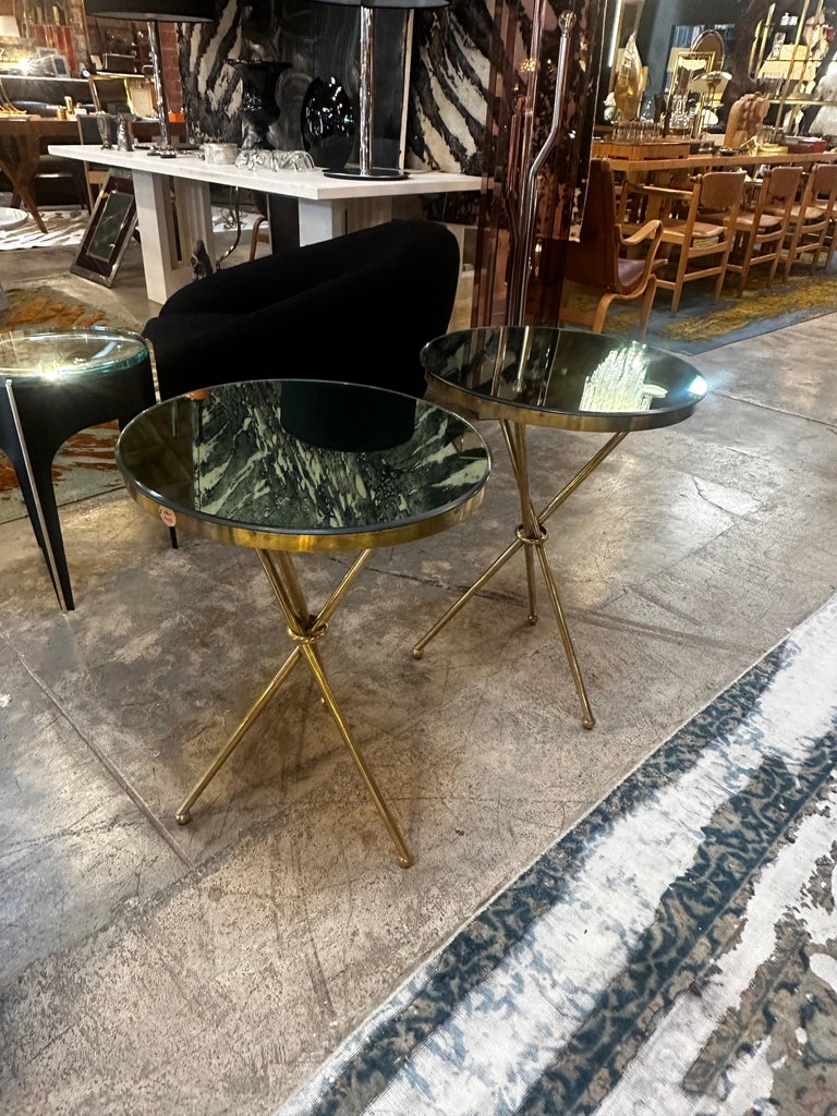 Pair of 2 Italian Vintage Side Tables, 1980s For Sale at 1stDibs