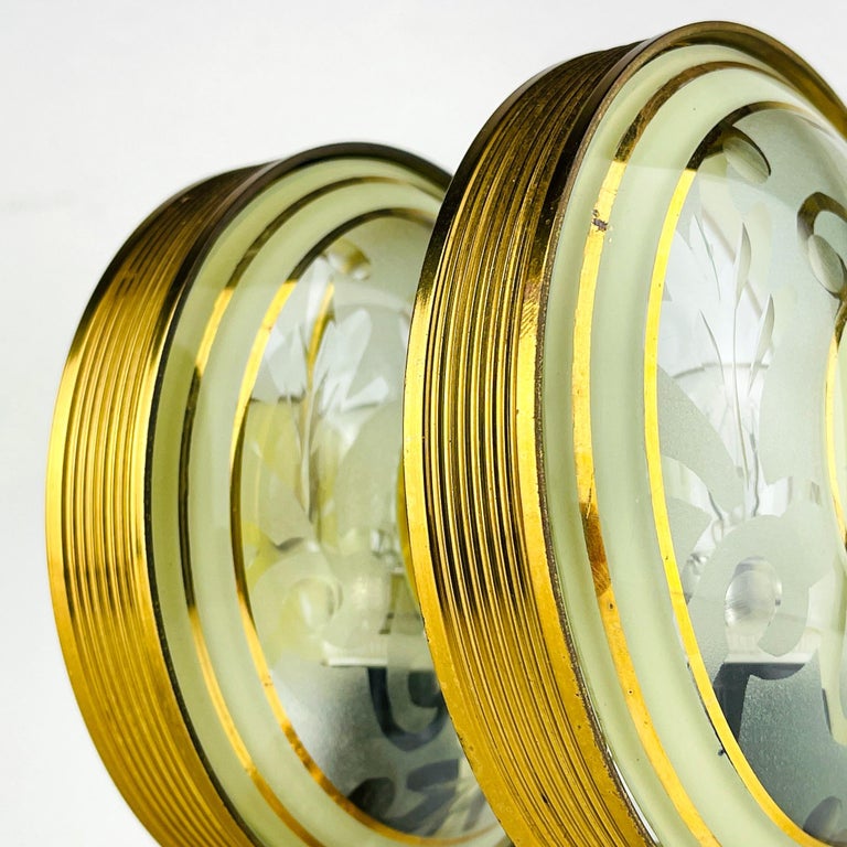 Pair of 2 Vintage Night Lamps, Italy, 1950s For Sale at 1stDibs