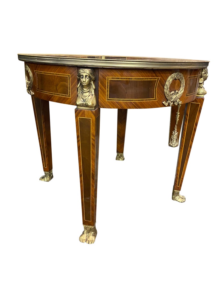 Pair of 20th Century Empire Style Side Tables For Sale at 1stDibs