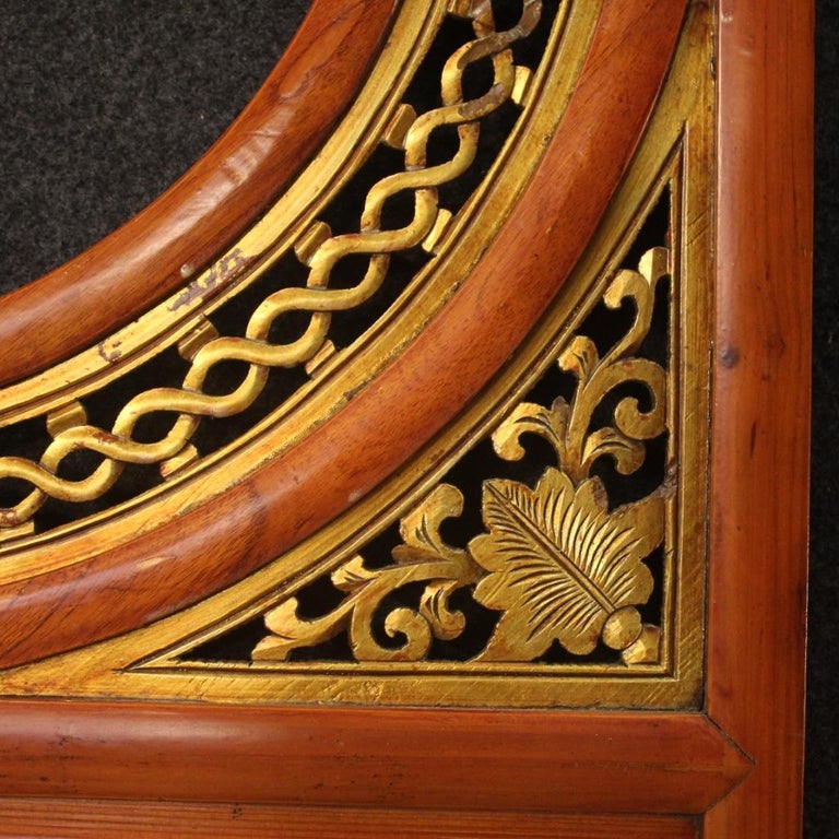 Pair of 20th Century Gilt Exotic Wood Frames Decorative Panels, 1950 at ...