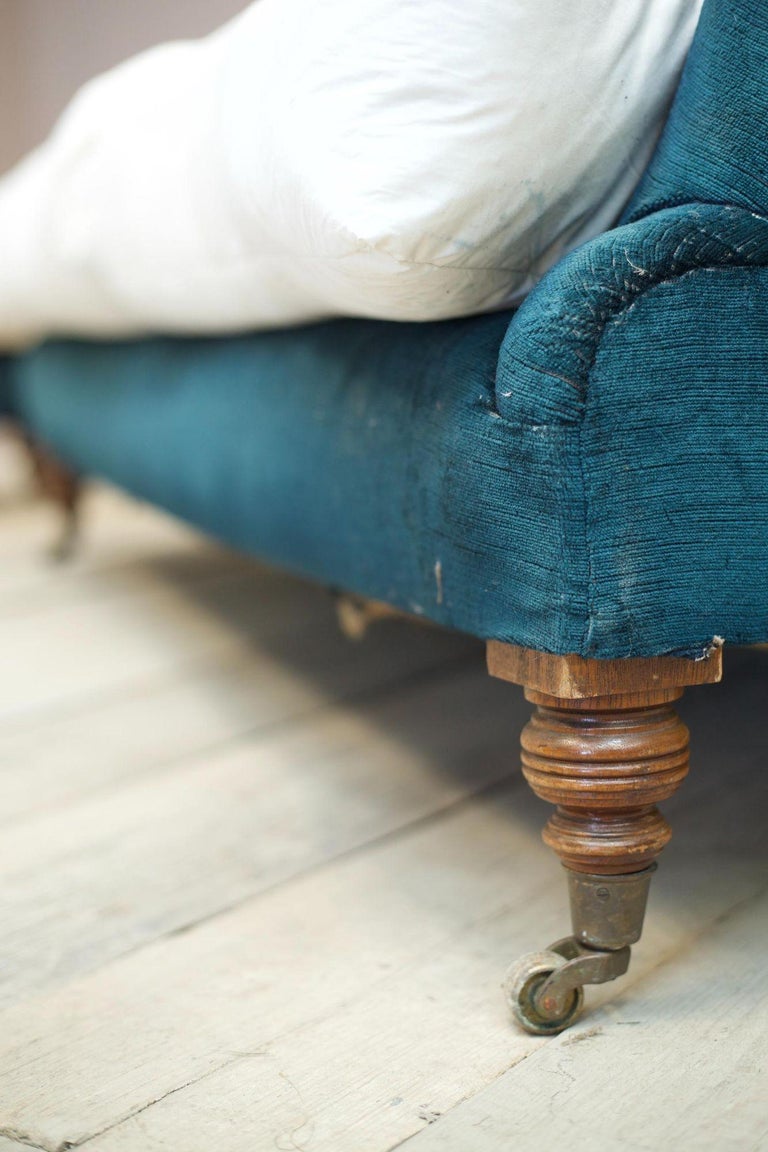 Pair of 20th Century Howard and Sons Style Sofas For Sale at 1stDibs