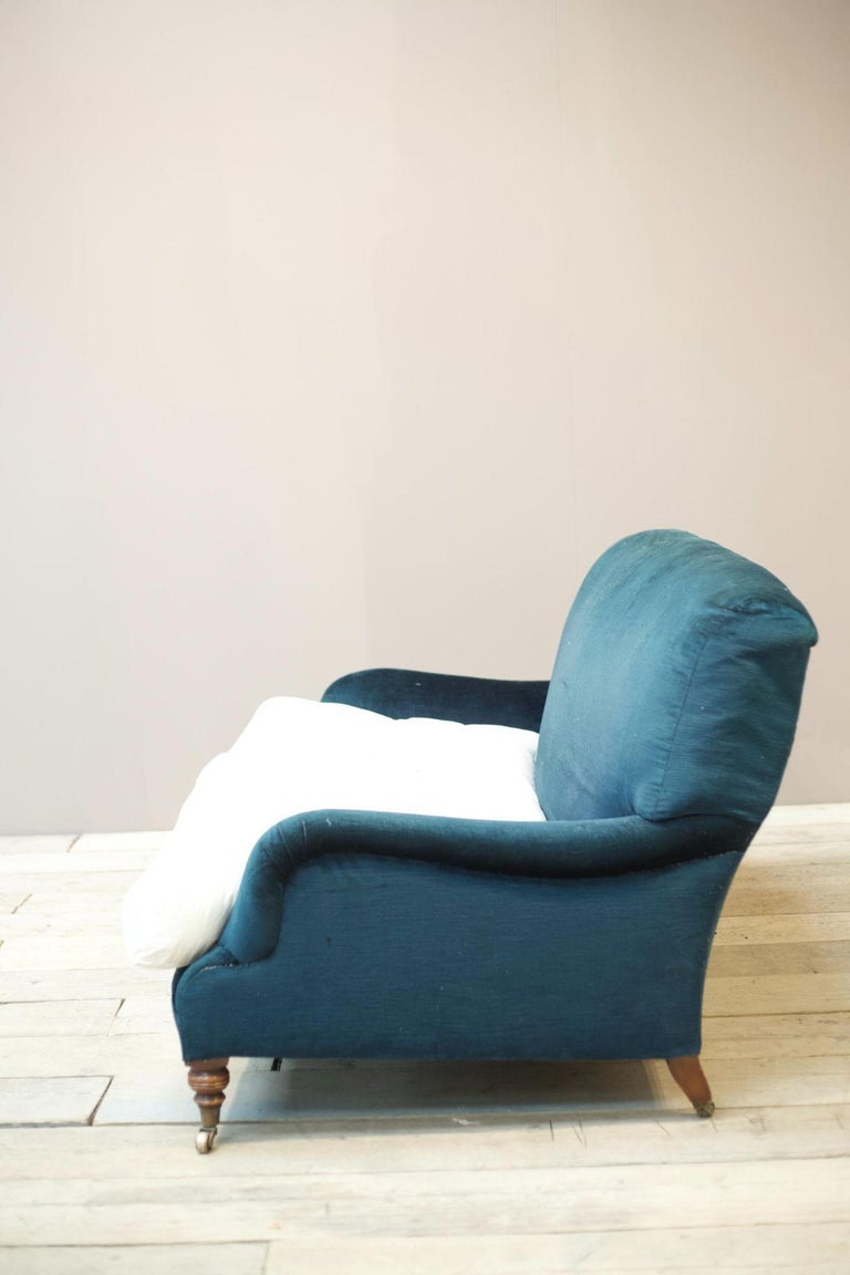 Pair of 20th Century Howard and Sons Style Sofas For Sale at 1stDibs