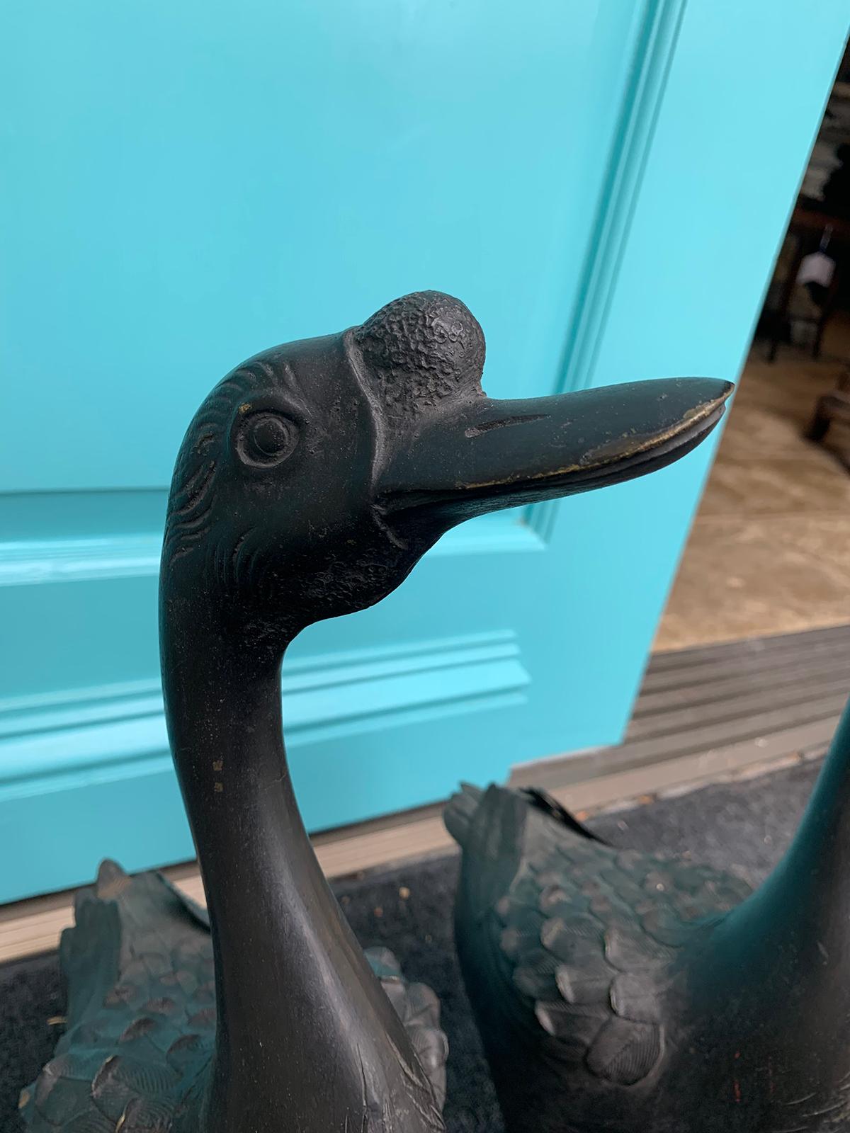 Pair of 20th Century Japanese Brass Geese, Marked 'Japan' at 1stDibs ...