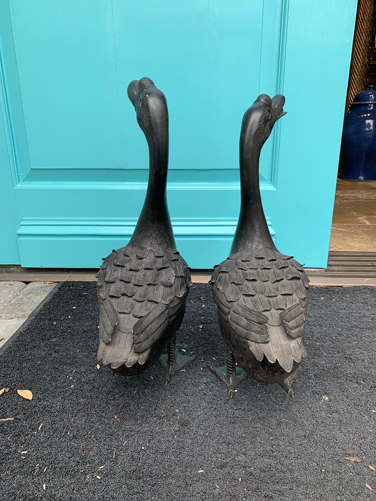 Pair of 20th Century Japanese Brass Geese, Marked 'Japan' at 1stDibs ...