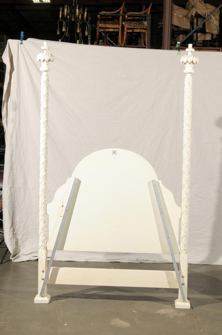 Pair of 20th Century Roundtree Twin Bed Headboards with Finials ...