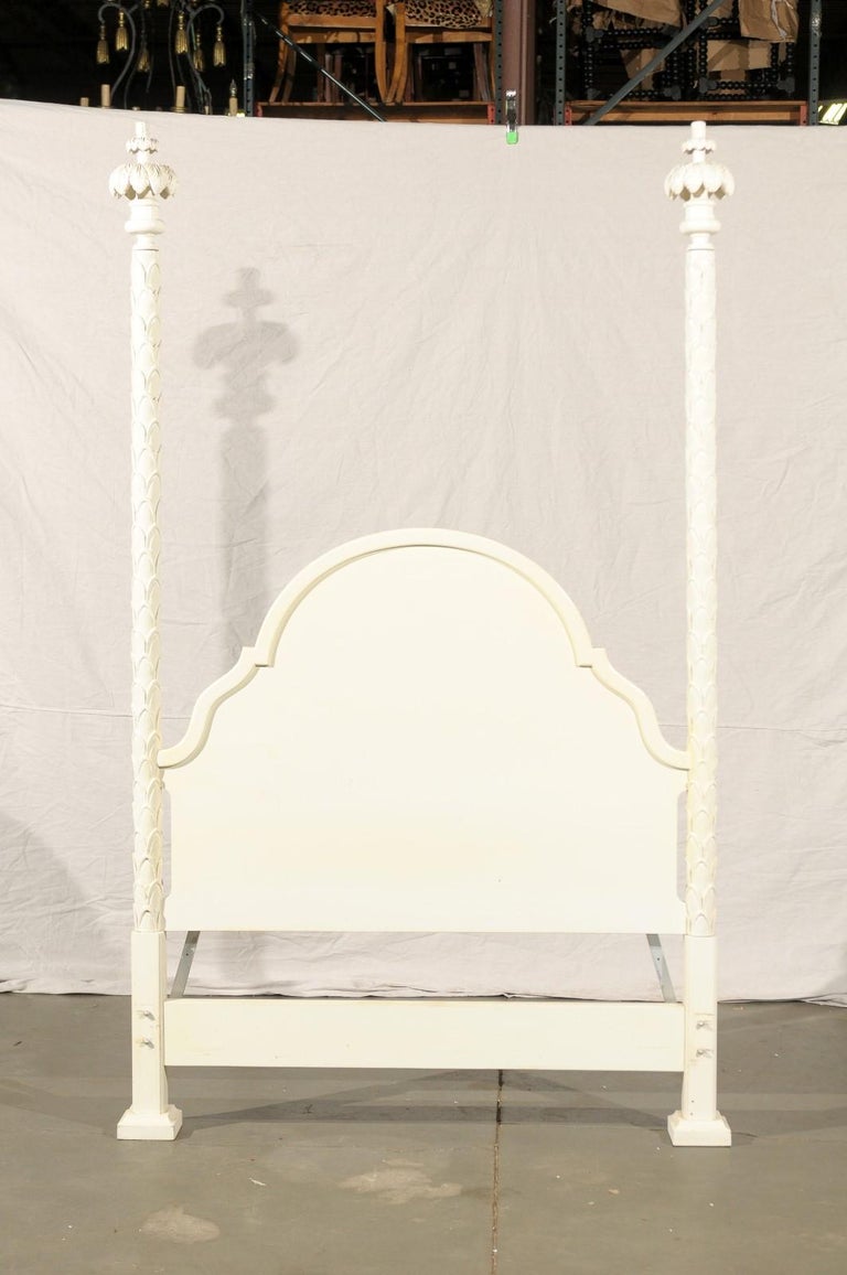 Pair of 20th Century Roundtree Twin Bed Headboards with Finials ...