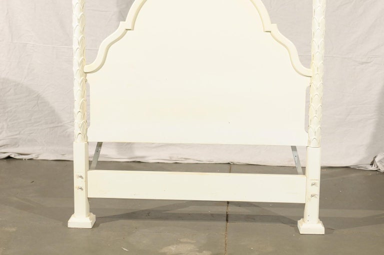 Pair of 20th Century Roundtree Twin Bed Headboards with Finials ...