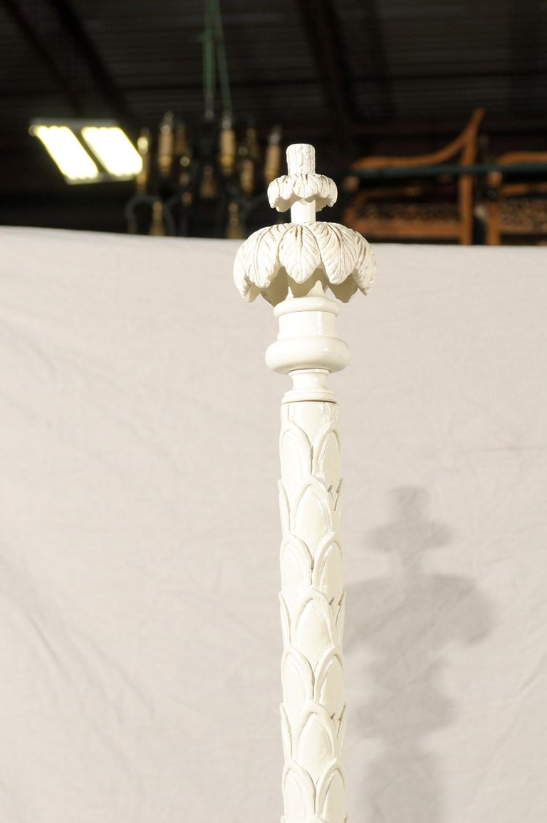 Pair of 20th Century Roundtree Twin Bed Headboards with Finials ...