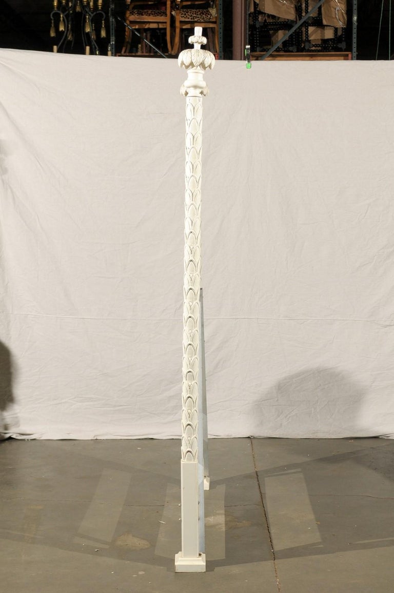 Pair of 20th Century Roundtree Twin Bed Headboards with Finials ...