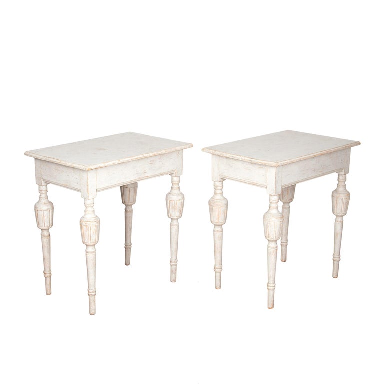 Pair of 20th Century Swedish Side Tables at 1stDibs