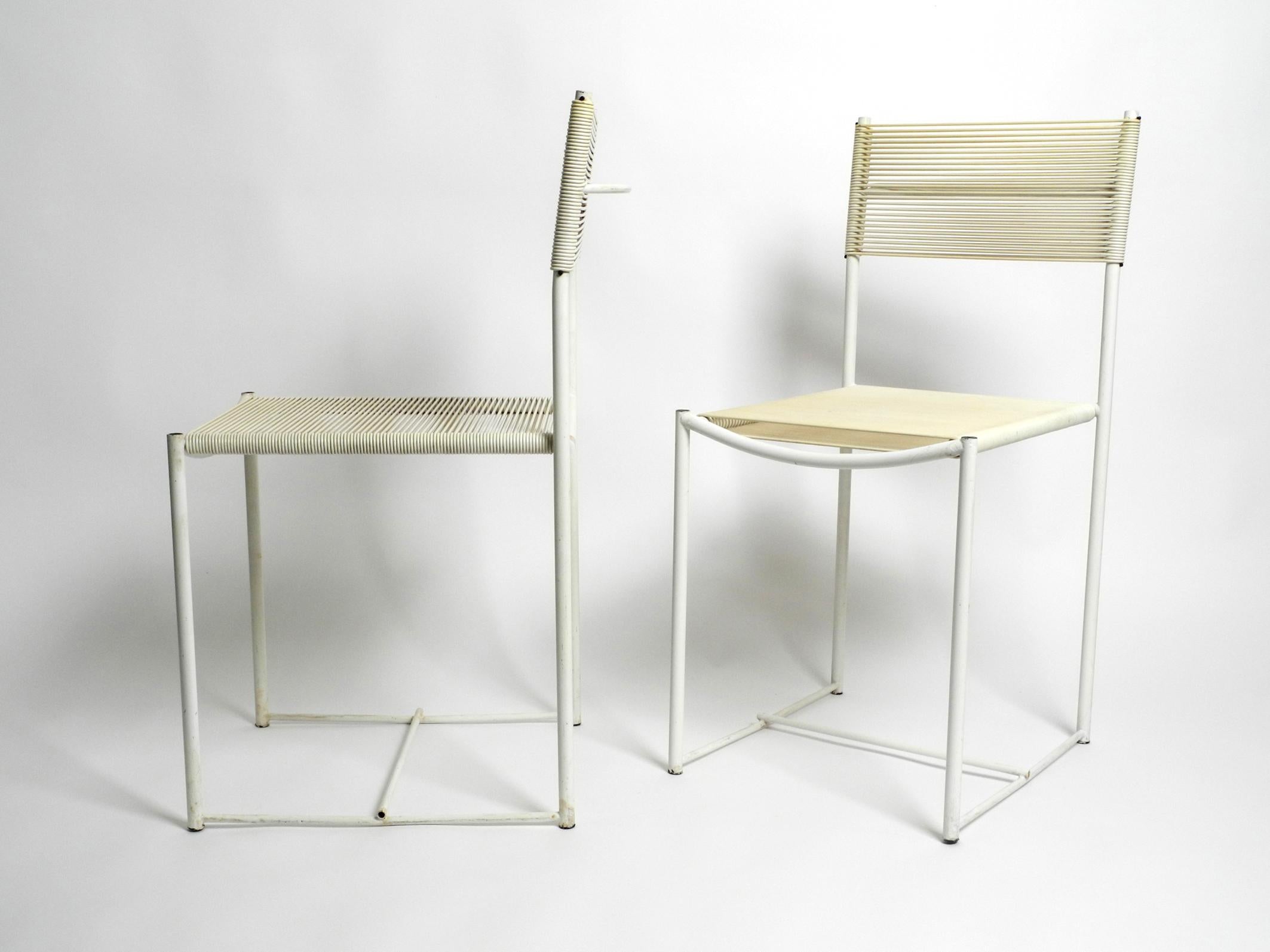 Pair of 70's white Spaghetti chairs by Giandomenico Belotti for Alias ...