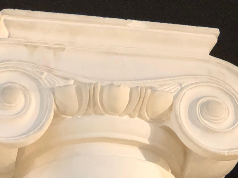 Pair of Columns Having Corinthian Carved Capitals Composite or ...