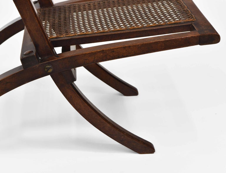 Pair of Aesthetic Movement Small Folding Chairs E.W Godwin Manner For ...