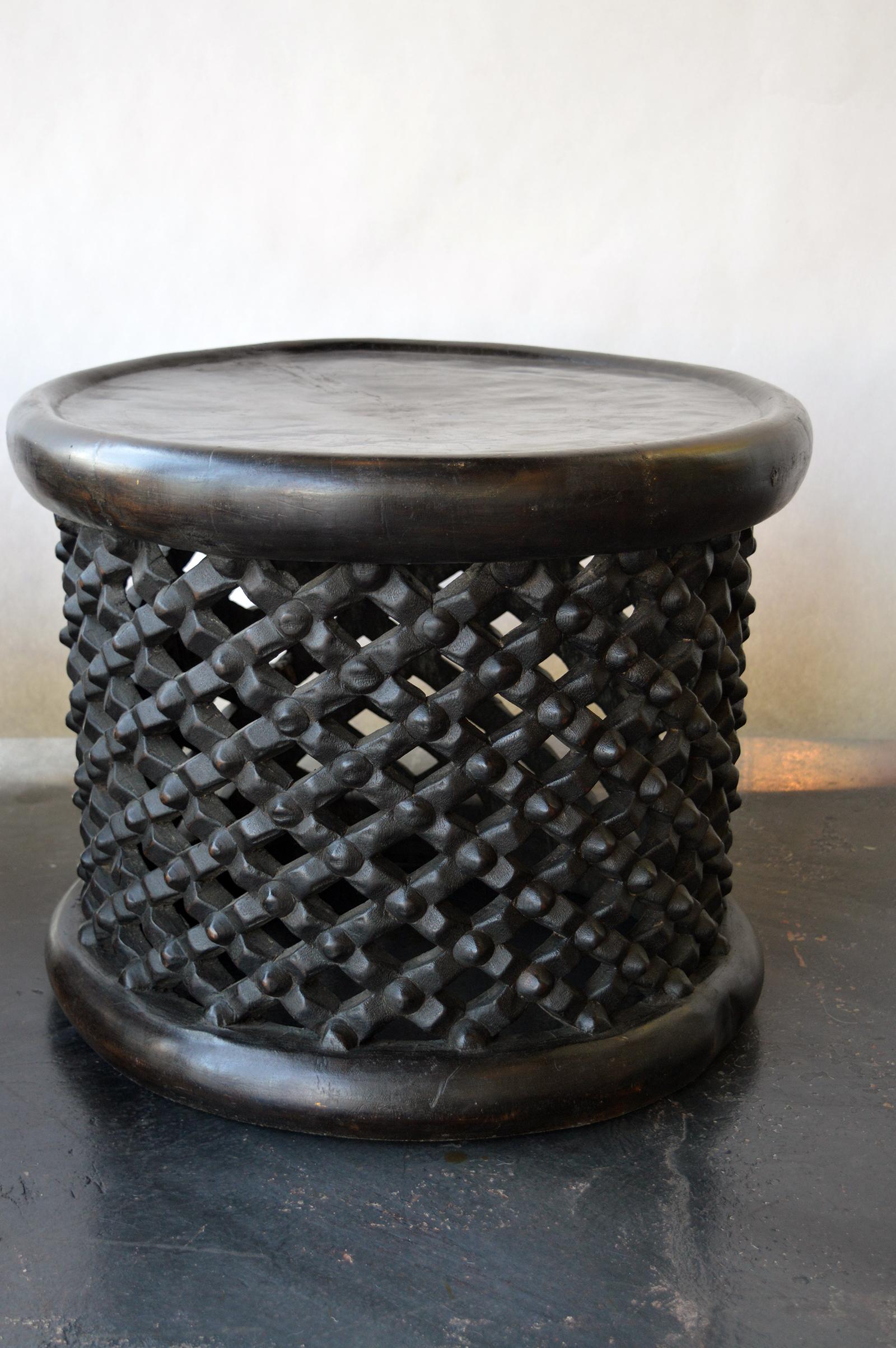 Pair of African Bamileke Hand Carved Wood Tables or Stools at 1stDibs ...