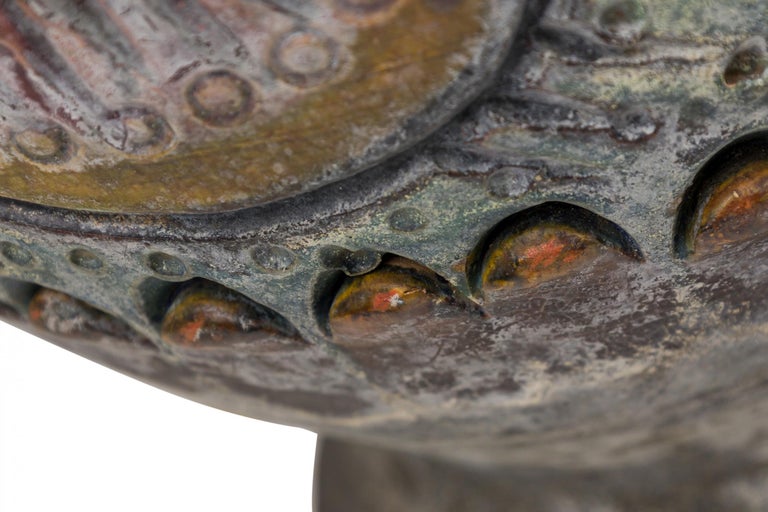 Pair of Alvino Bagni for Bitossi Italian Ceramic Fish Striped Table ...