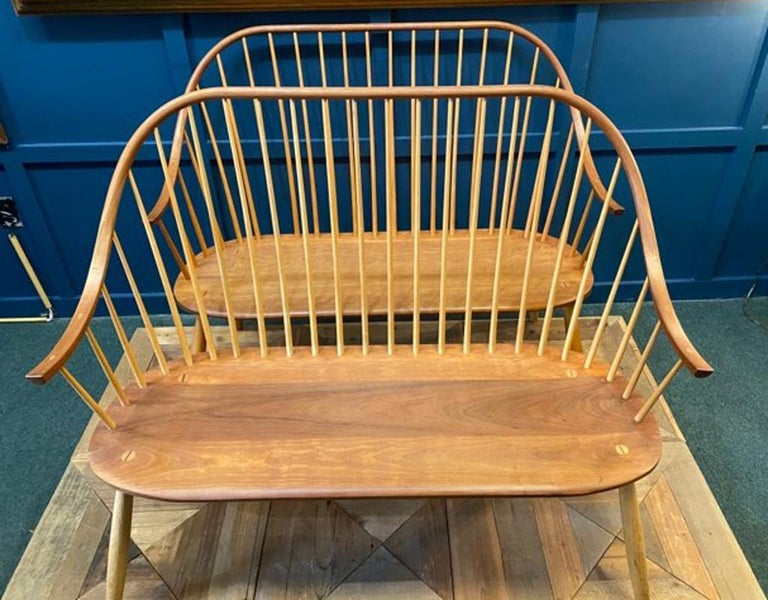 Pair of American Colonial Style Signed Thomas Moser Maple Benches For ...