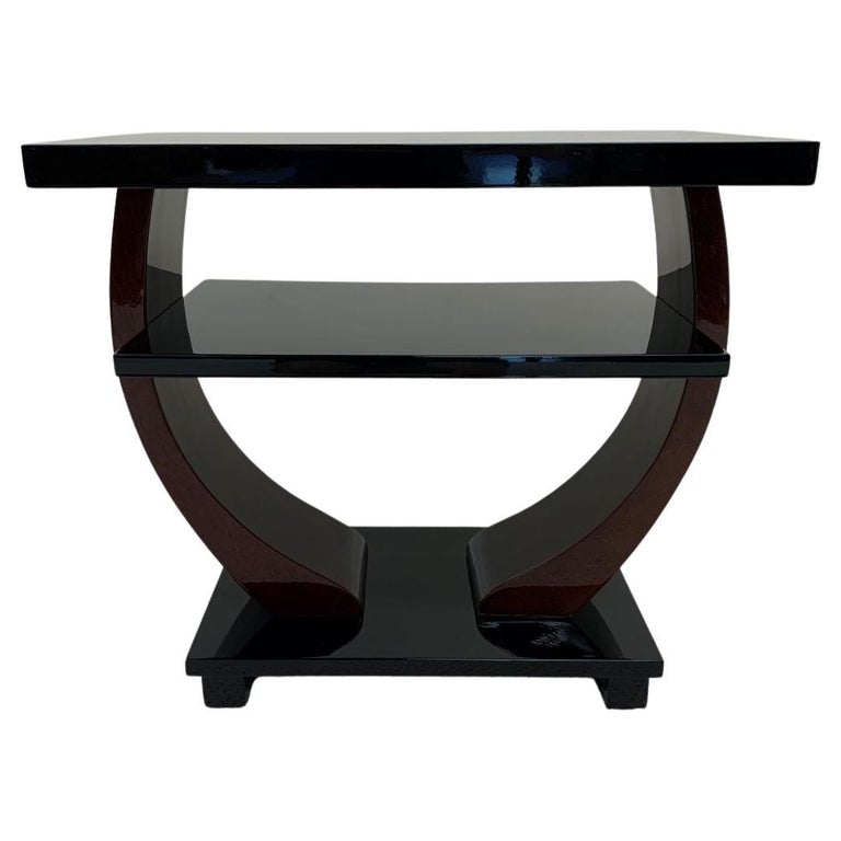 Pair of American Streamline Moderne Art Deco Side Tables, Circa 1940’s ...