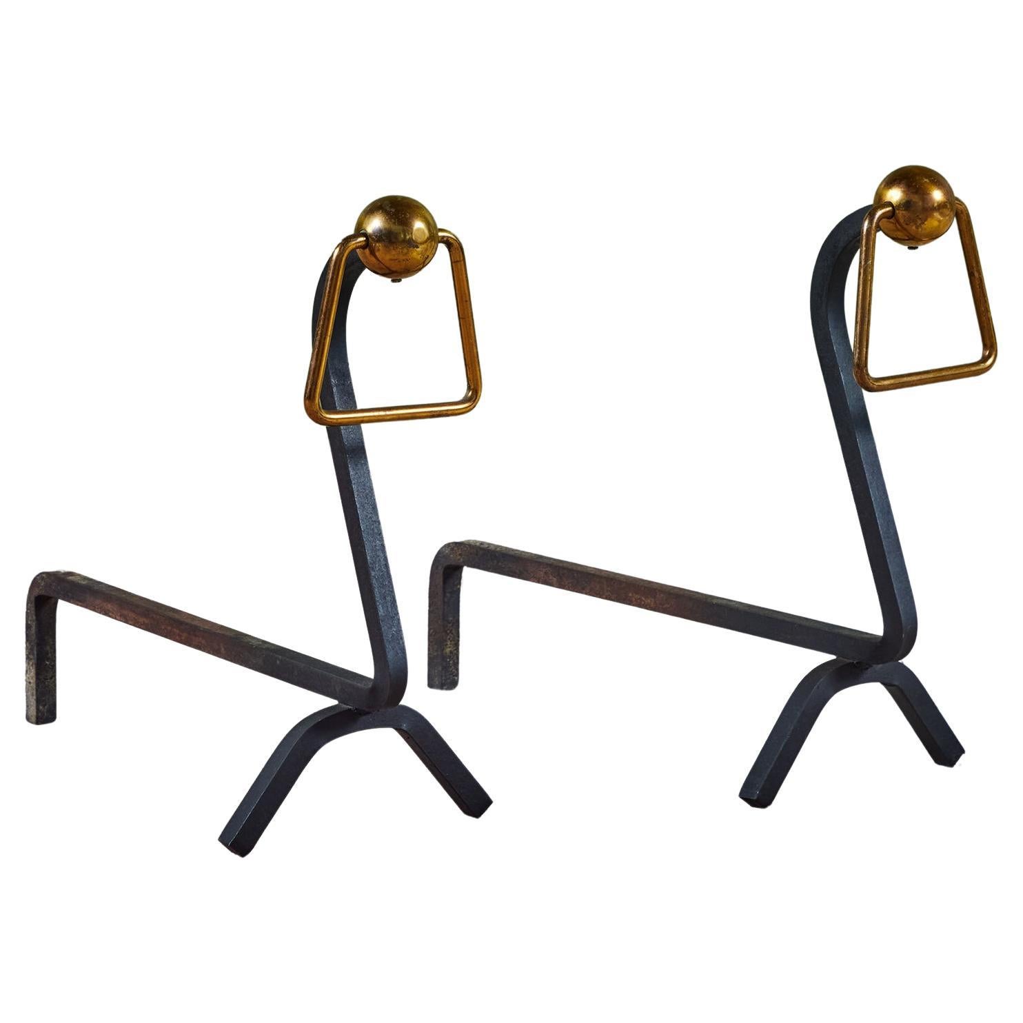 Mid-Century Modern Andirons - 118 For Sale at 1stDibs | mid century ...