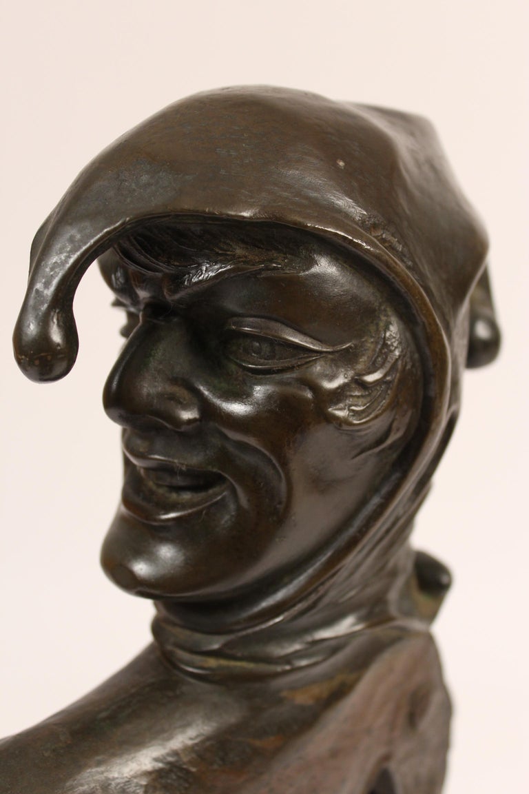 Pair of Andirons with Bronze Jester Faces at 1stDibs | jester concourse