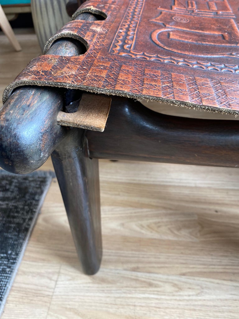 Pair of Angel Pazmino Chairs with Ottomans and Side Table For Sale at ...