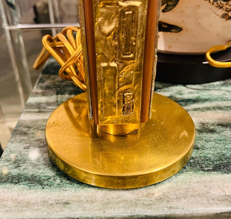 Pair of Angelo Brotto Esperia Bronze 1970 Italian Mid Century Table ...