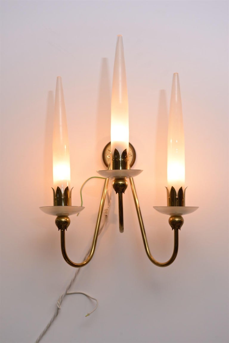 Pair of Angelo Lelli Wall Lights at 1stDibs