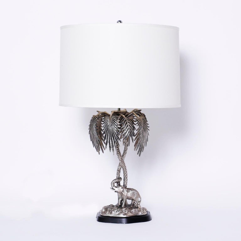 Pair of Anglo-Indian Figural Palm Tree Table Lamps at 1stDibs