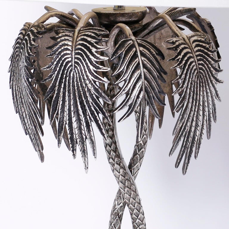 Pair of Anglo-Indian Figural Palm Tree Table Lamps at 1stDibs
