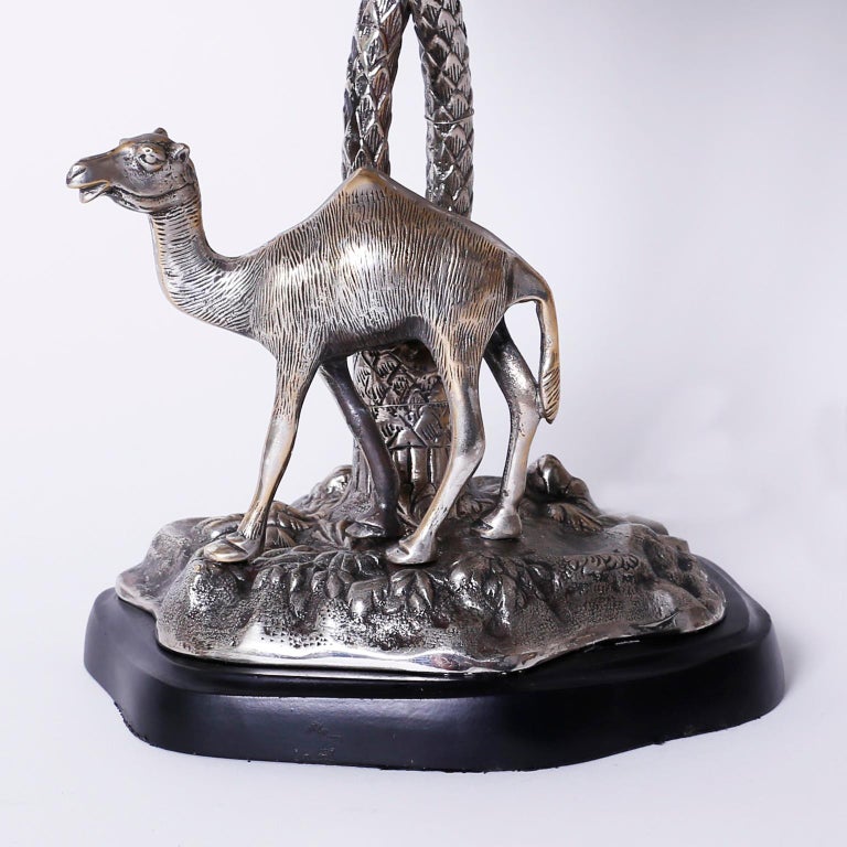Pair of Anglo-Indian Figural Palm Tree Table Lamps at 1stDibs