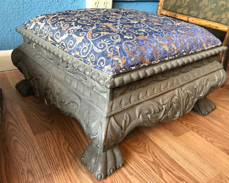 Pair of Anglo, Indian Foot Stools at 1stDibs | foot stools for sale ...