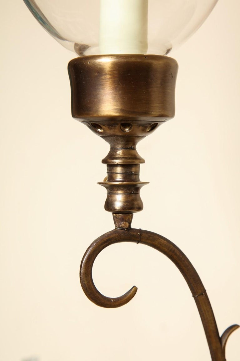 Pair of David Duncan Two-Light Large Coquille Sconce For Sale at 1stDibs