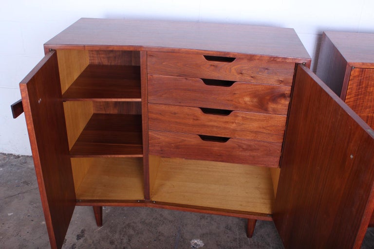 Pair of Angular Cabinets by Bertha Schaefer for Singer and Sons at ...