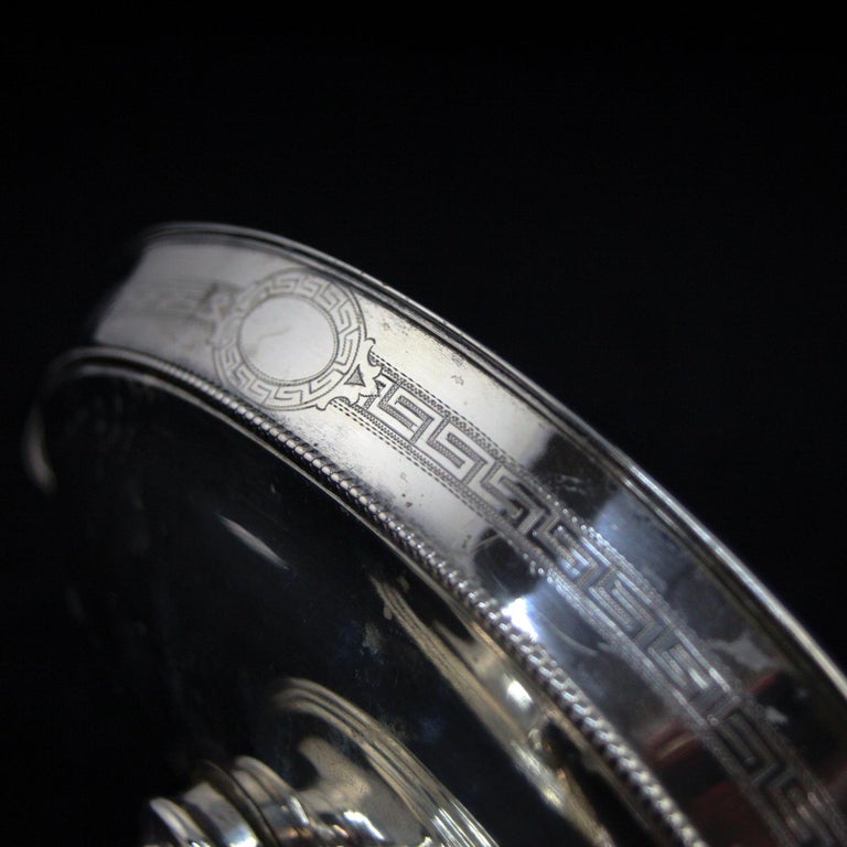 Pair of Antique Adam Style Neoclassical .800 Silver Compotes, 20.6 Toz ...