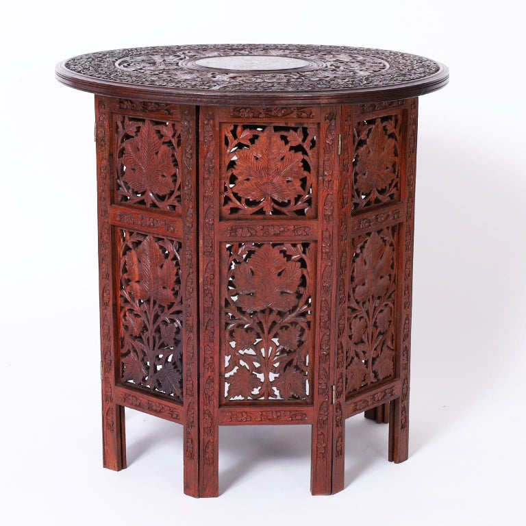 Pair of Antique Anglo Indian Carved Wood Stands or Tables at 1stDibs ...