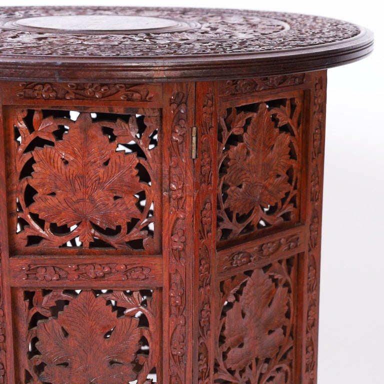 Pair of Antique Anglo Indian Carved Wood Stands or Tables at 1stDibs ...