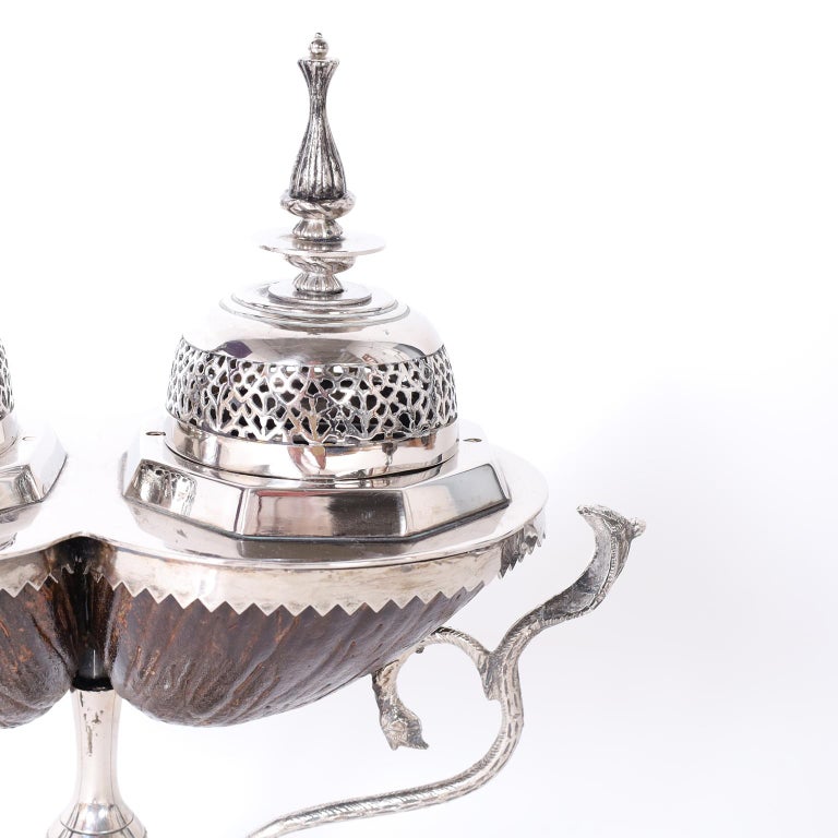 Pair of Antique Anglo Indian Coco de Mer Tea Caddies at 1stDibs