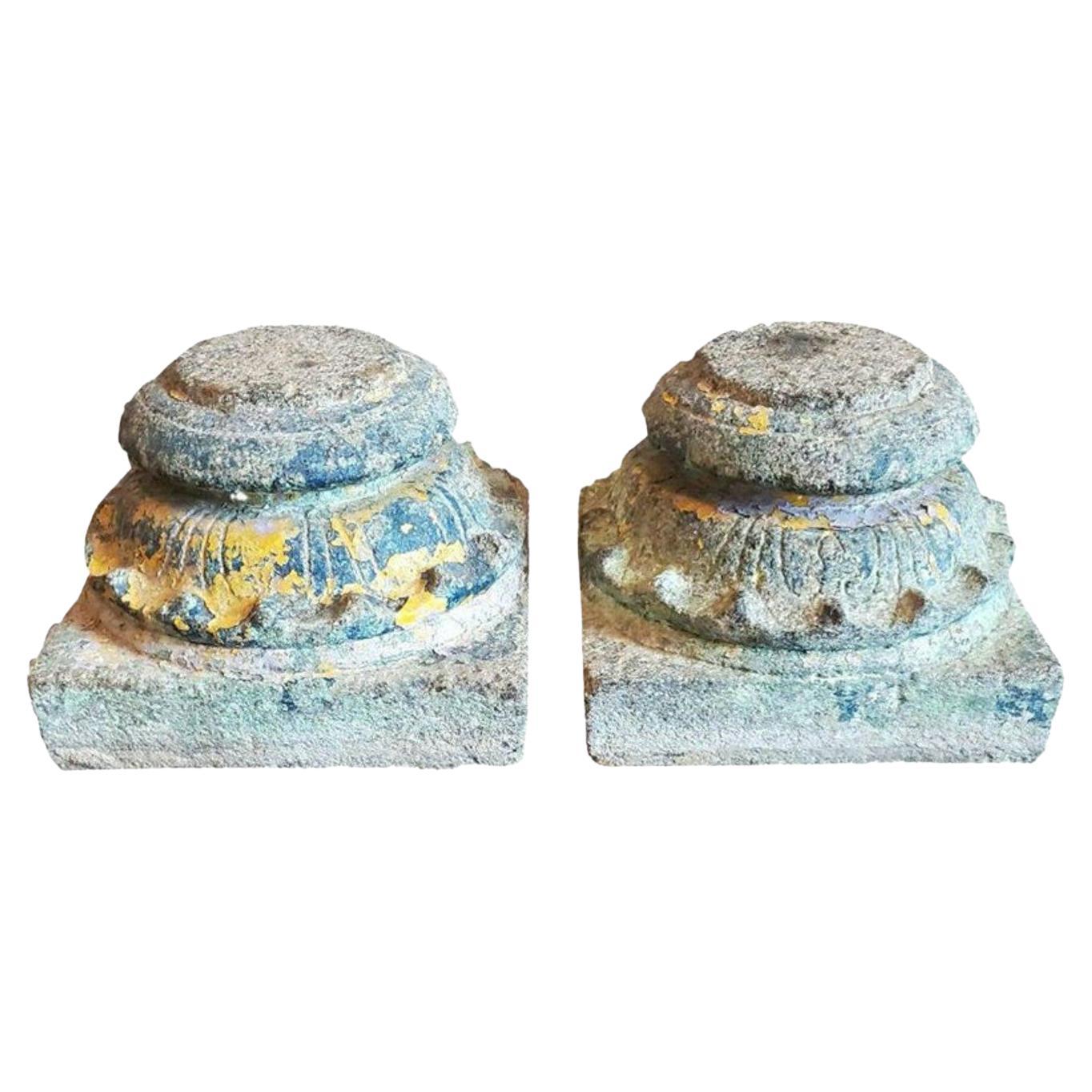 Collection of Four Neoclassical Columns in Istrian Stone For Sale at ...