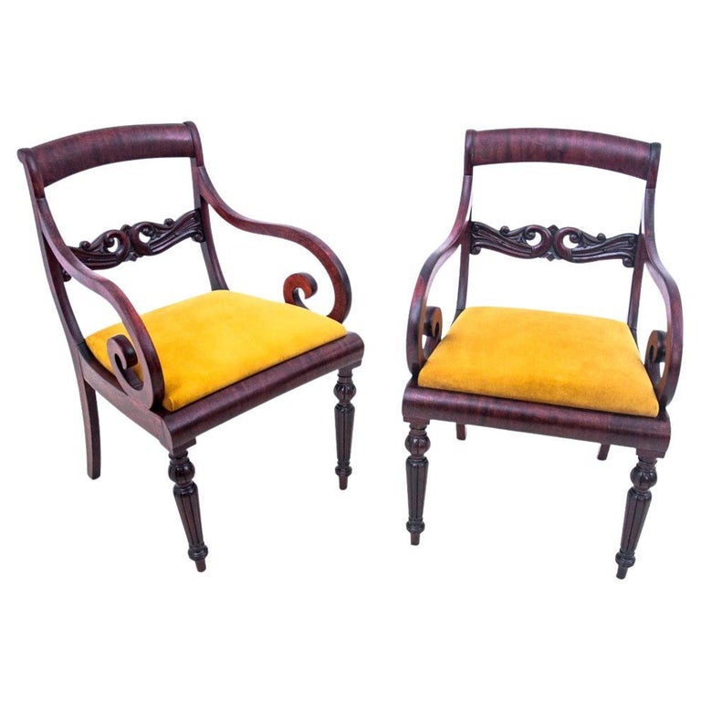 Pair of Antique Armchairs, Northern Europe, circa 1910, Renovated For ...