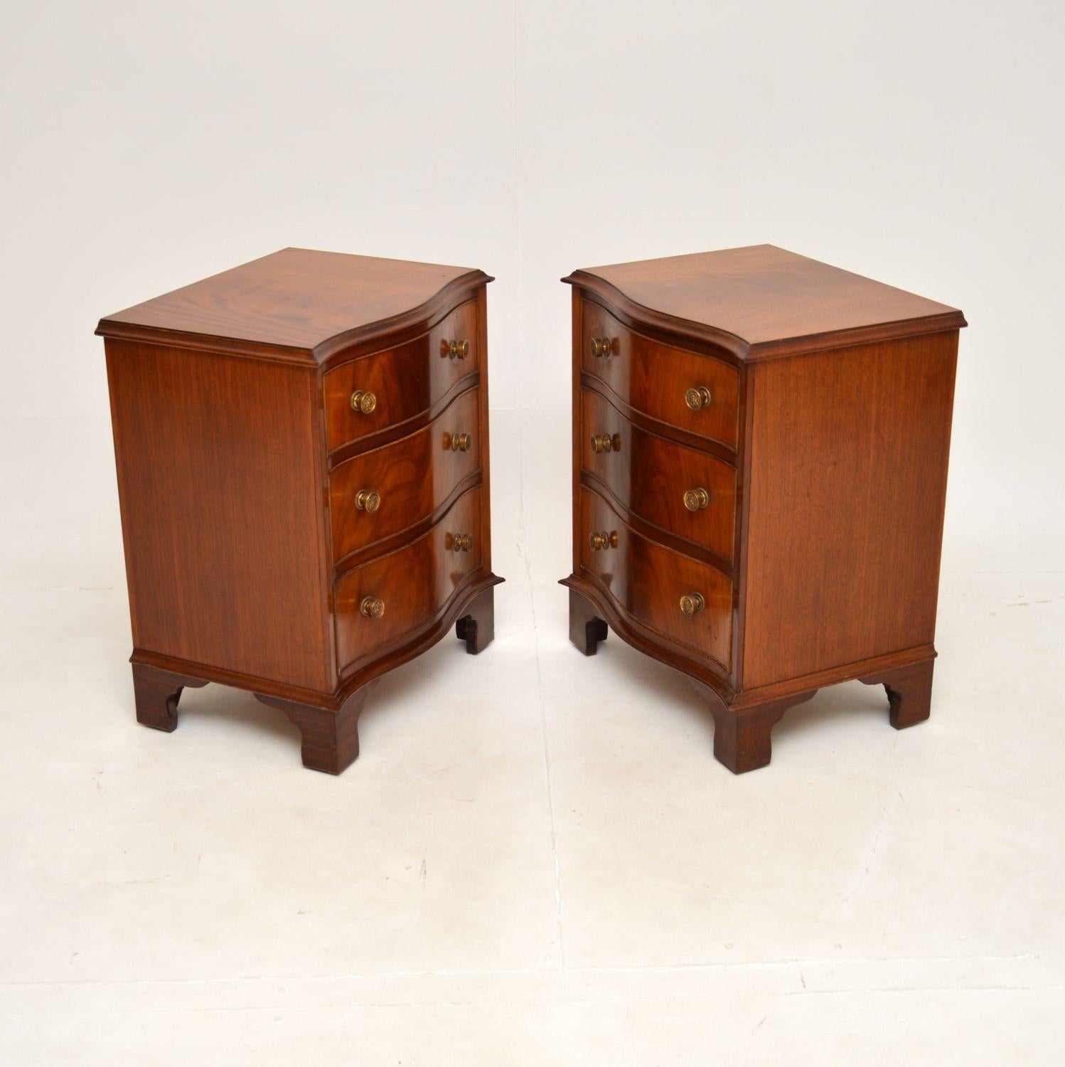Pair of Antique Bedside Chests For Sale at 1stDibs