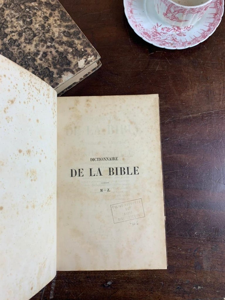 Pair of Antique Books Dating from the 19th Century France For Sale at ...