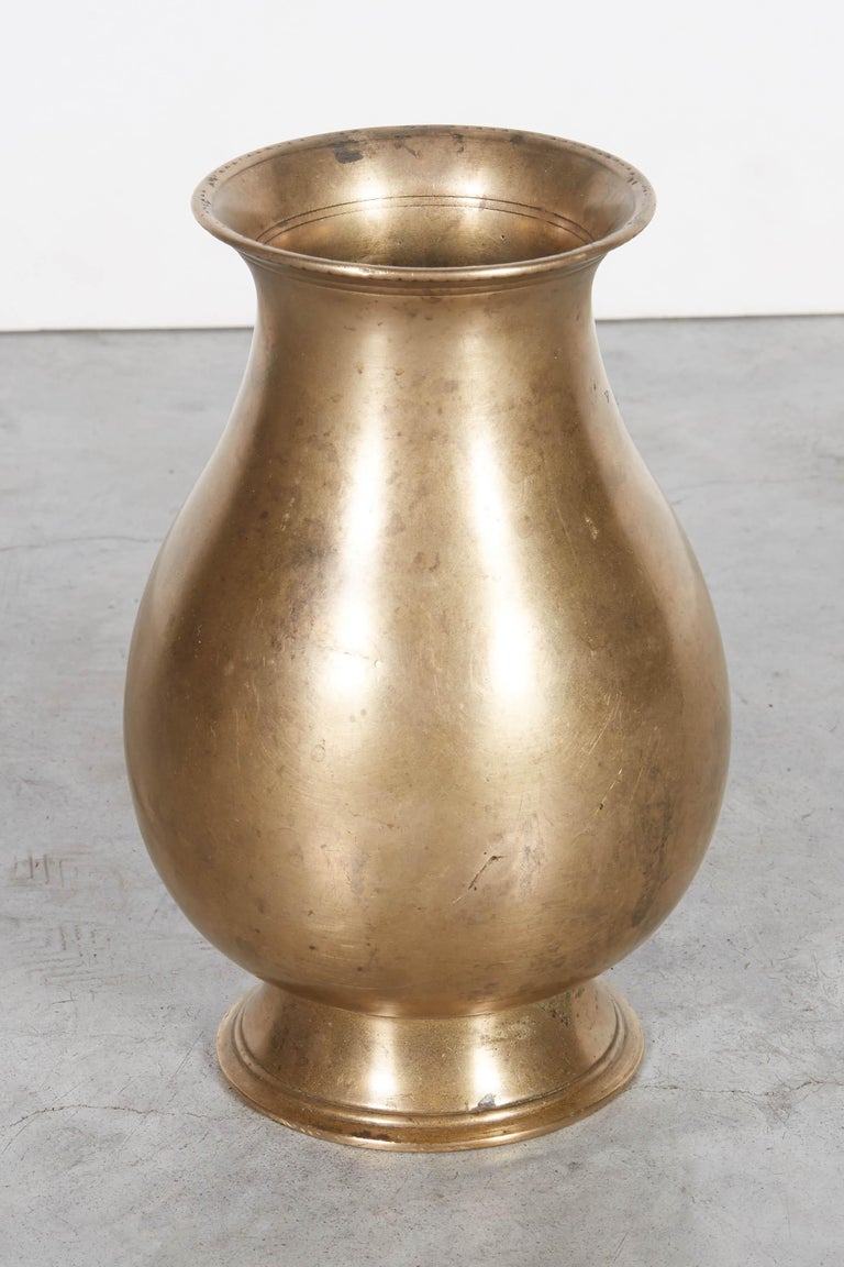 Pair of Antique Bronze Ceremonial Holy Water Vessels from Nepal at 1stDibs