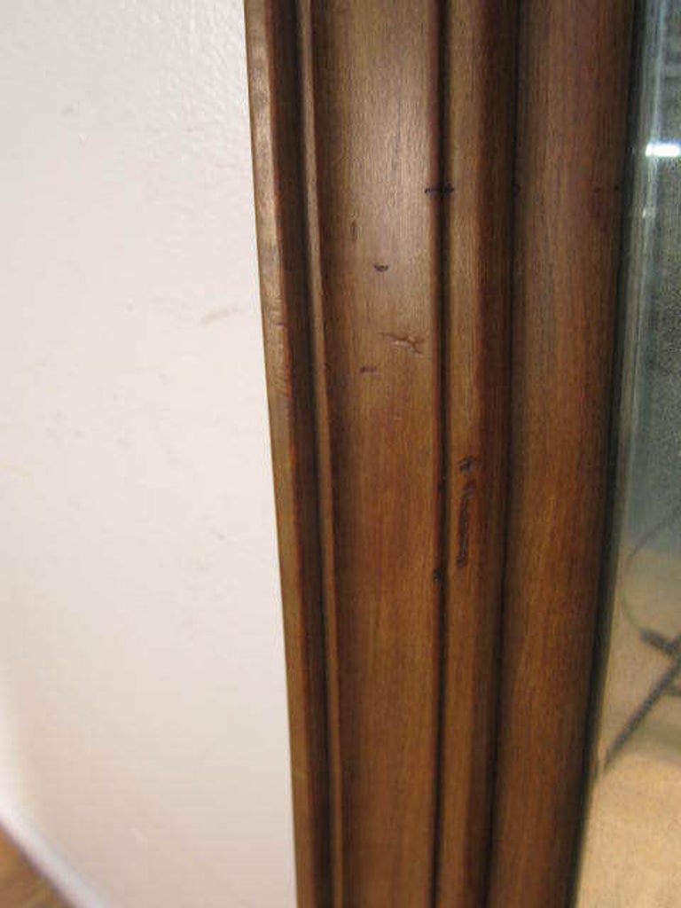 Pair of Antique Carved Solid Walnut Mirrors For Sale at 1stDibs ...